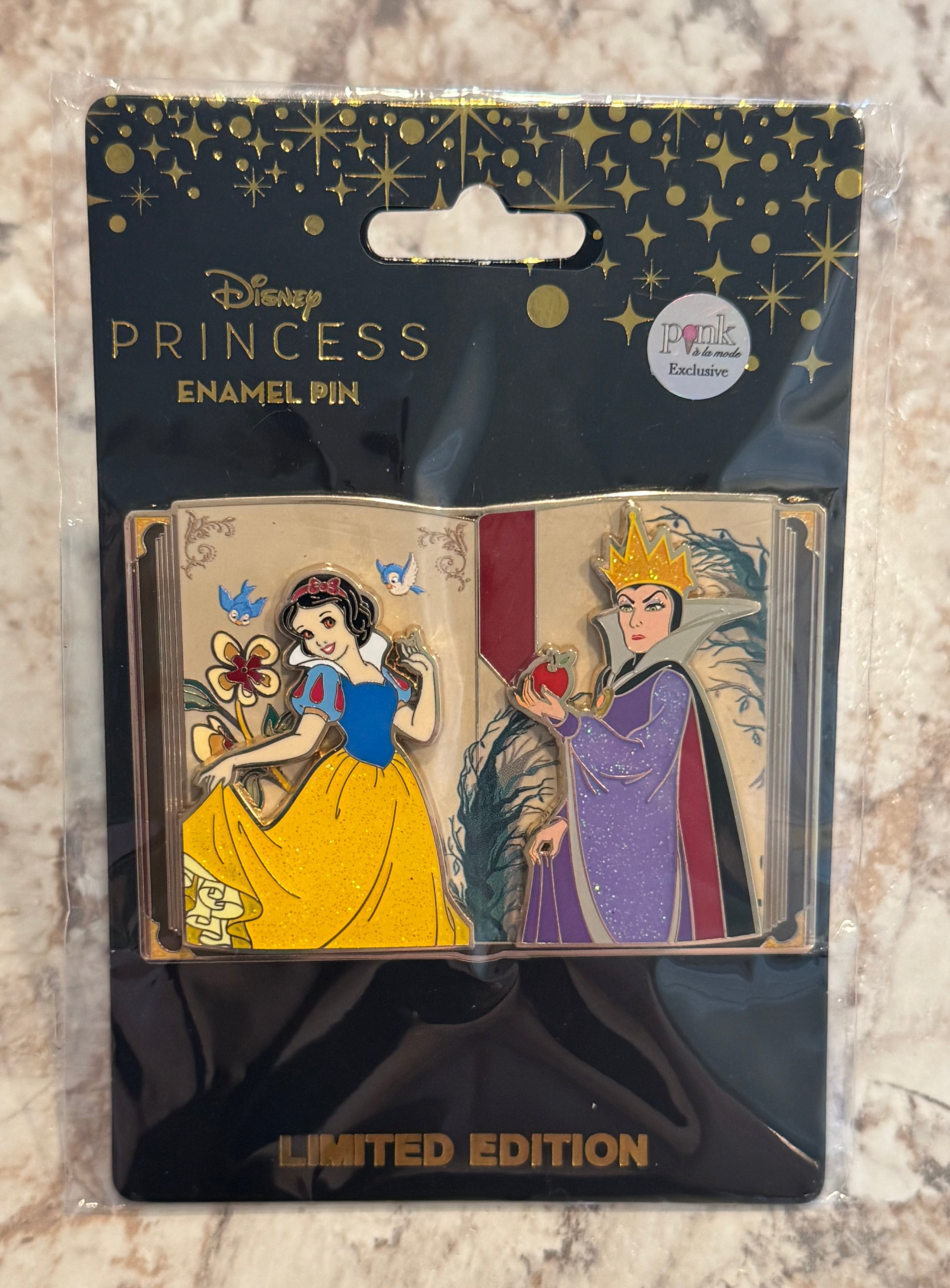 Snow White Storybook Pink a La Mode PALM Disney Pin – So Peachy Pins